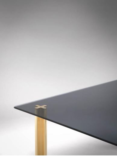 GOLD SQUARE TABLE